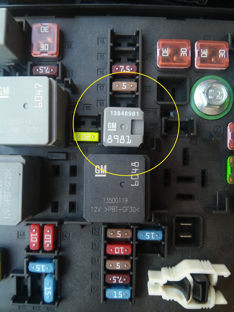 13500118 Реле 15а GM | Запчасти на DRIVE2
