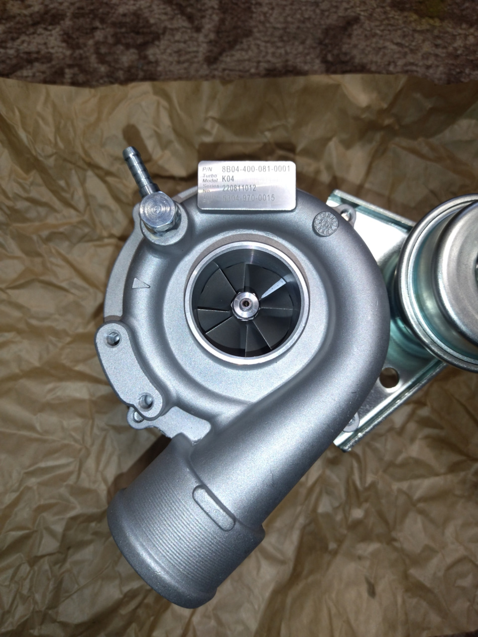Турбина к04-15 Jrone — Audi A4 (B5), 1,8 л, 2000 года | запчасти | DRIVE2