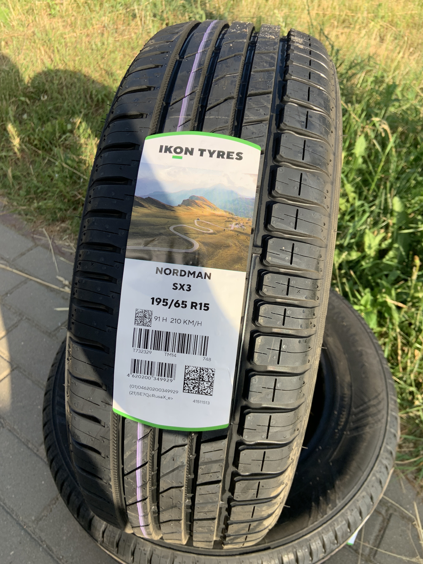 Летние шины Ikon Tyres Nordman SX3 — Volkswagen Golf Mk5, 1,4 л, 2004 ...