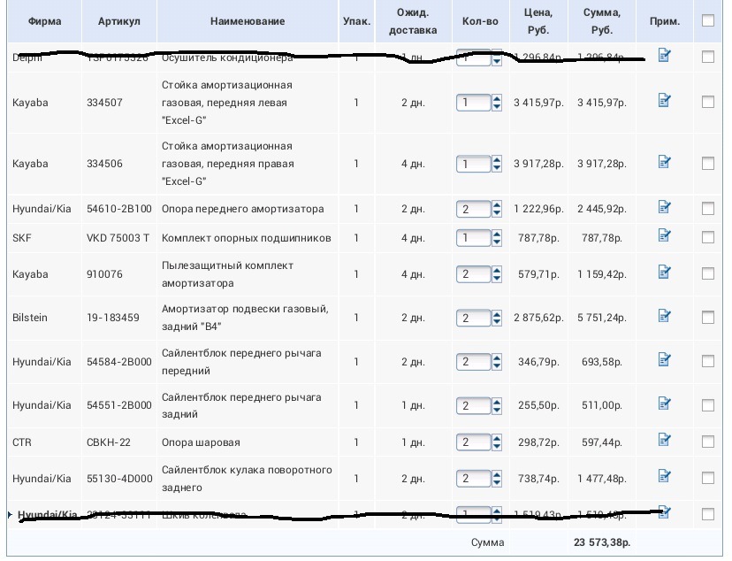 *Сказ про запчасти… — Hyundai Santa Fe (2G), 2,7 л, 2007 года ...