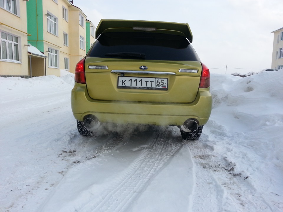 Поставил Выхлопная система Apexi PS Revolution. — Subaru Outback (BP ...