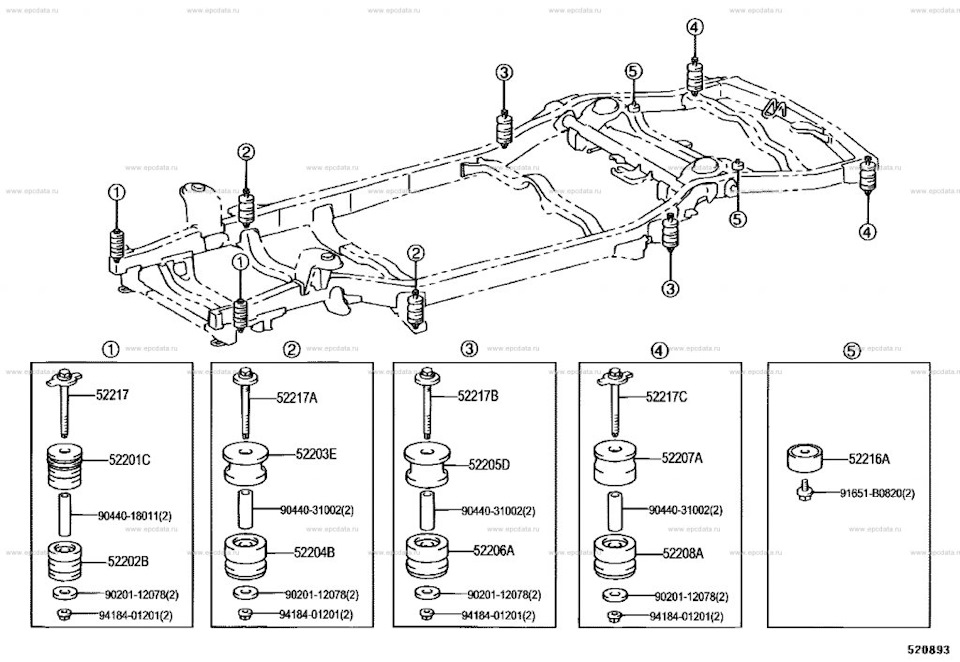 Сильный скрип — Toyota Land Cruiser Prado 120-series, 4 л, 2007 года ...