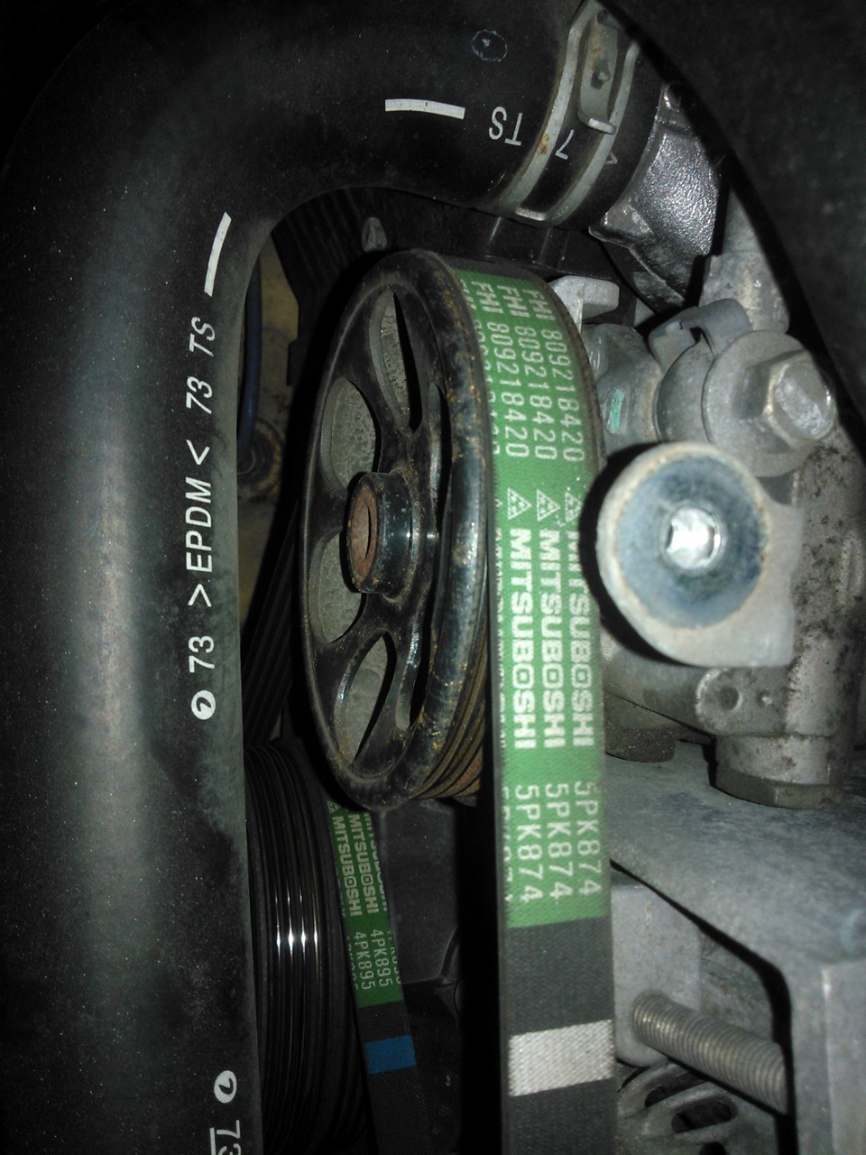 Писк под капотом и дребезжание с правой стороны — Subaru Impreza (GD/GG ...