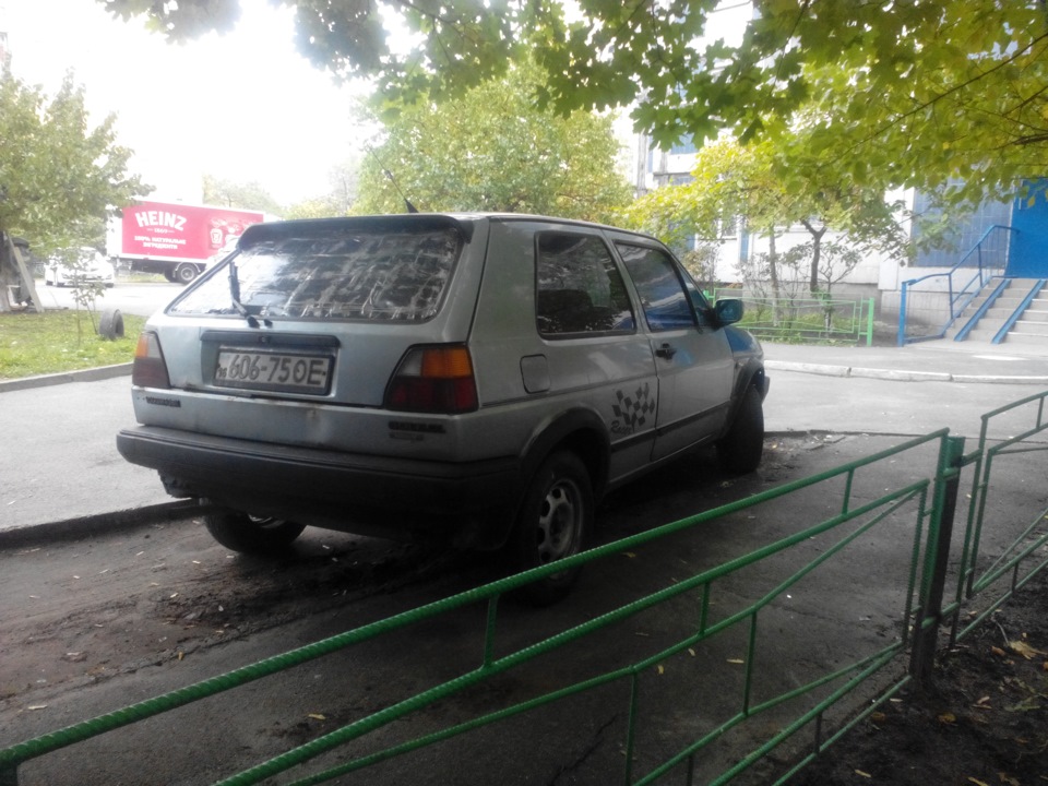 Вот такую Я её купил ! — Volkswagen Golf Mk2, 1,3 л, 1985 года ...