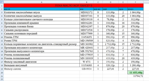 MR552763 Прокладка выпускного коллектора Mitsubishi | Запчасти на DRIVE2
