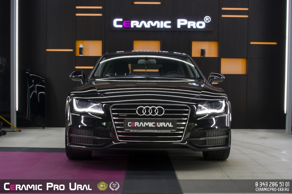 Усовершенствование внешнего вида автомобиля Audi A7 в центре Ceramic Pro Ural — CeramicPro Ural ...