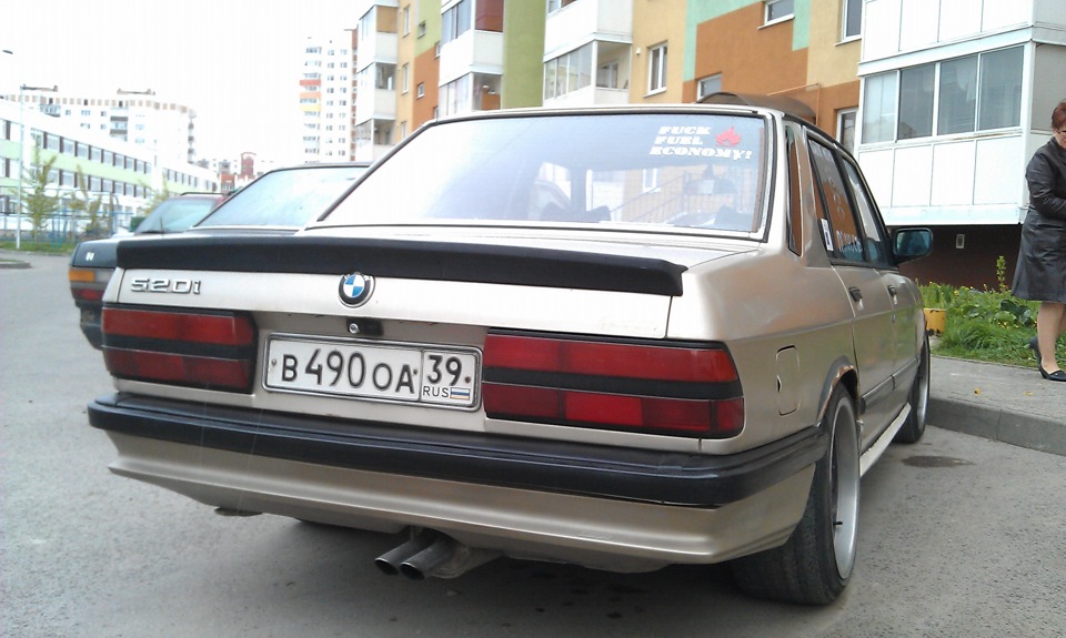 Зад Zender — BMW 5 series (E28), 2,8 л, 1983 года | тюнинг | DRIVE2