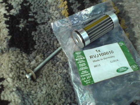 RVJ100010 Фильтр в сборе Jaguar Land Rover | Запчасти на DRIVE2