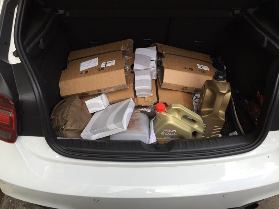 Техобслуживание — BMW 1 series (F20), 1,6 л, 2013 года | плановое ТО ...