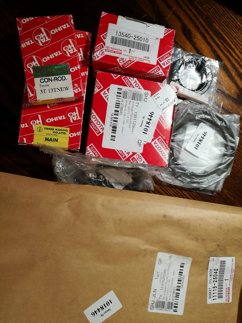 запчасти "по наследству" (на мотор) — Toyota Celica Camry, 1,8 л, 1981 ...