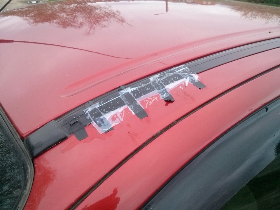 Резиновые накладочки — Renault Scenic I, 1,6 л, 2003 года | своими ...