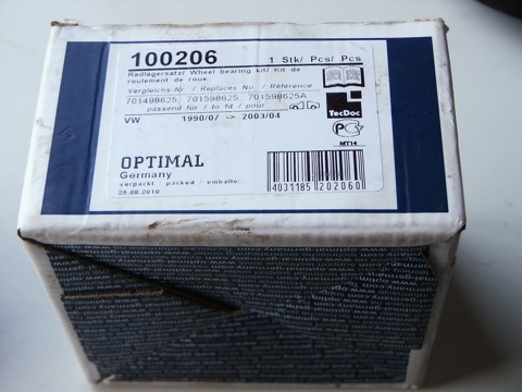 701498625 Подшипник ступицы переднего колеса / VW Transporter T-4 90 ...