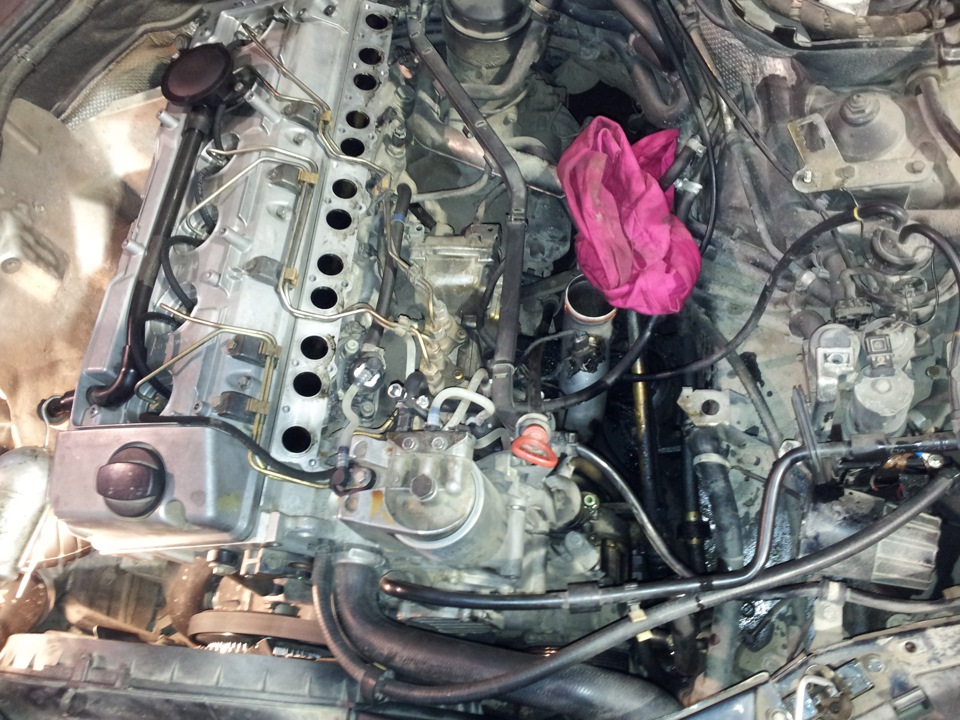 Ремонт насоса ГУ. — Mercedes-Benz S-Class (W140), 3 л, 1997 года ...