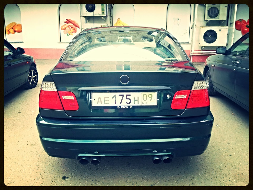 планка подсветки номера от универсала — BMW 3 series (E46), 3 л, 1998 ...