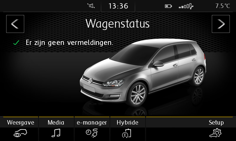 Infotainment graphics: Custom GTE image installed! :-) — Volkswagen ...