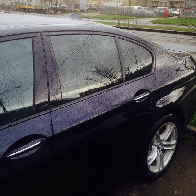 Тонировка машины — BMW 5 series (F10), 2 л, 2014 года | стайлинг | DRIVE2