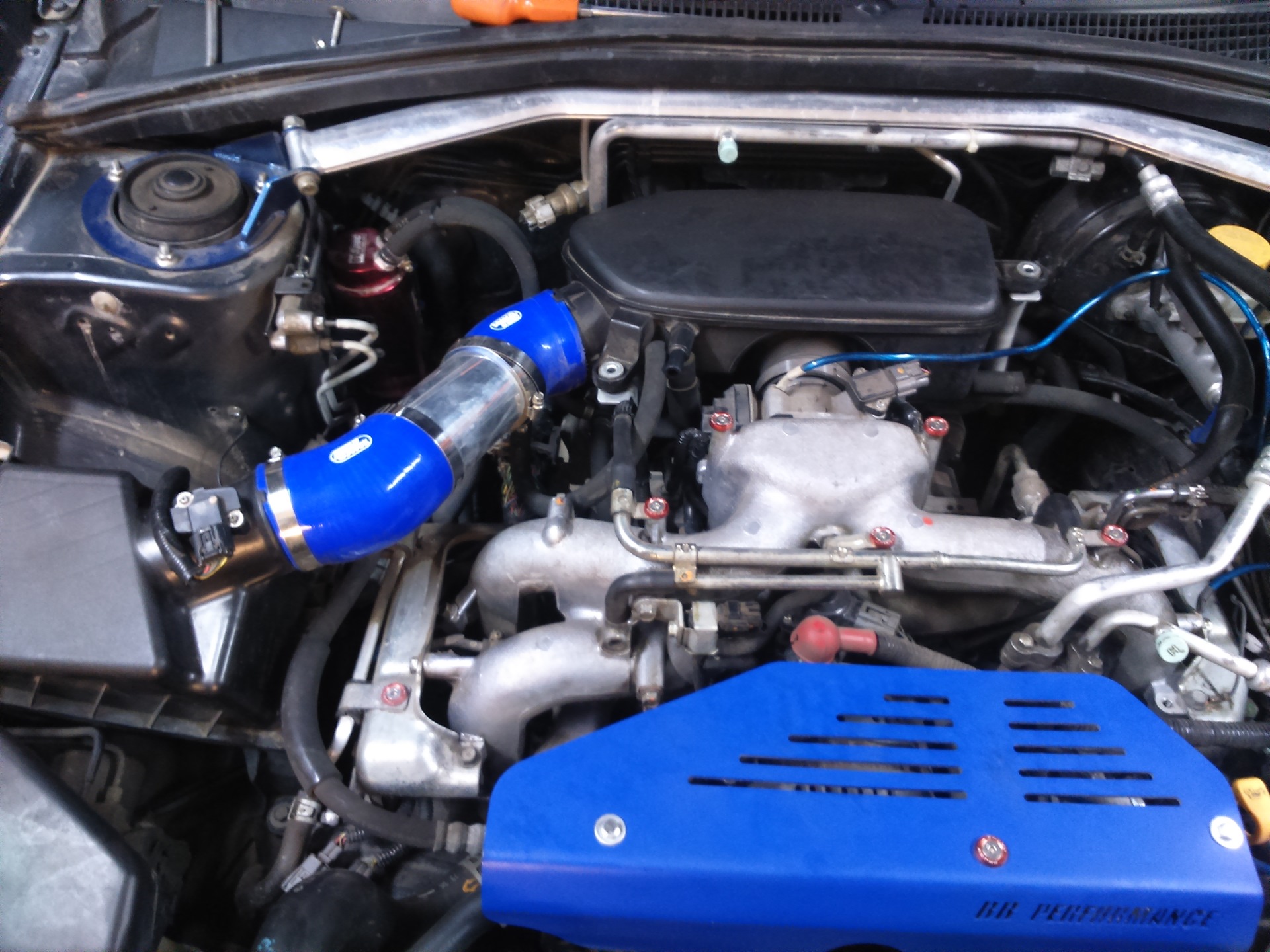 Впуск samco ( холодный впуск) — Subaru Forester (SG), 2 л, 2007 года ...