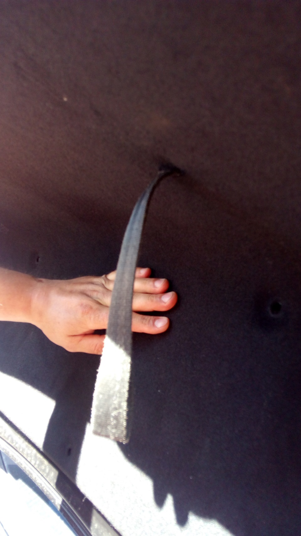 Ручка на крышку багажника — Hyundai Sonata V (NF), 2 л, 2008 года ...