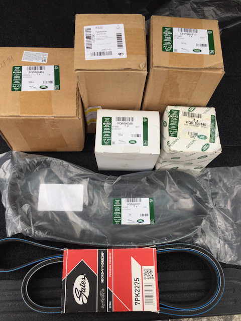 PQR500140 Комплект натяжного шкива Jaguar Land Rover | Запчасти на DRIVE2