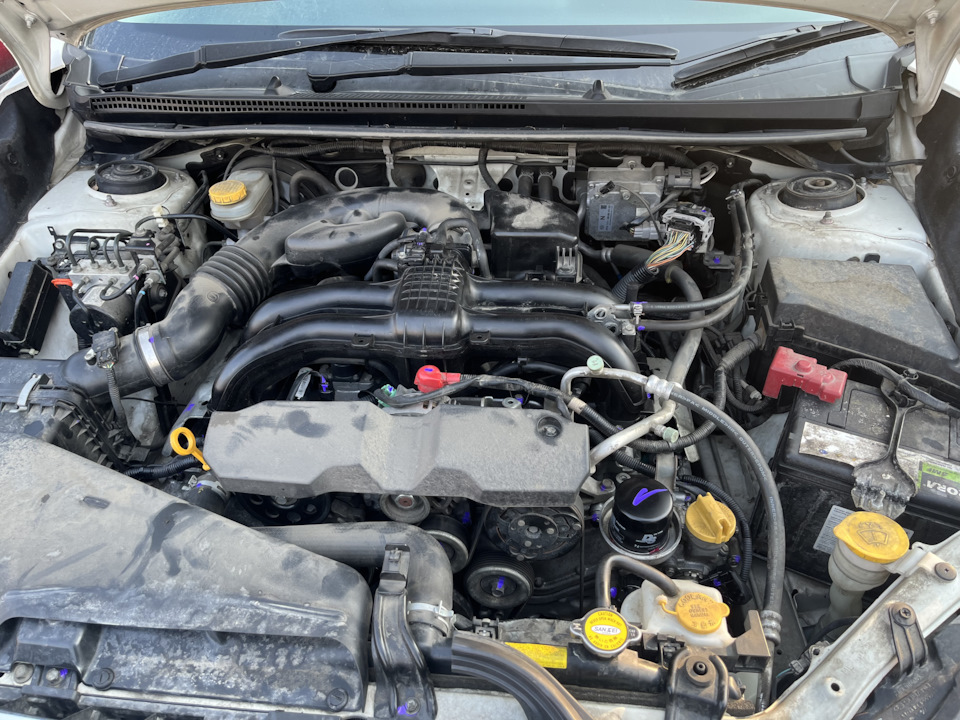 ТО мотора или Властелин колец — Subaru Impreza (GJ/GP), 2 л, 2014 года ...