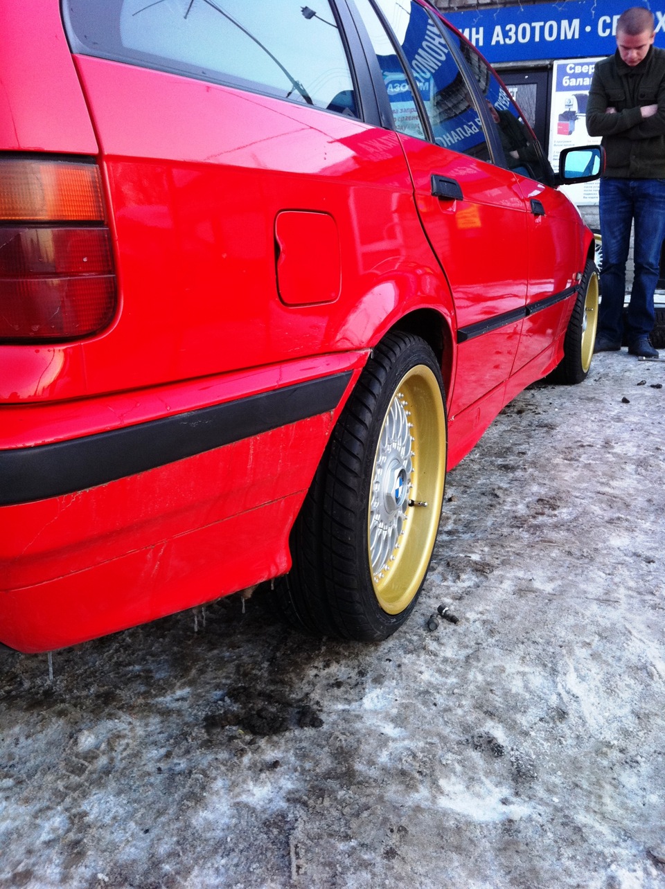 BBS RC090 & Firenza 205/40/17 установлены. — BMW 3 series Touring (E36 ...