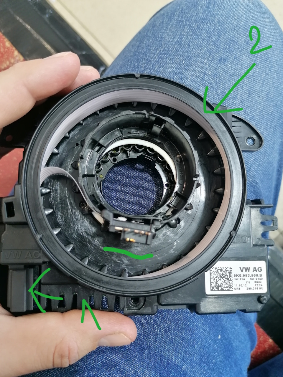 5K0953569B Шлейф руля VAG | Запчасти на DRIVE2