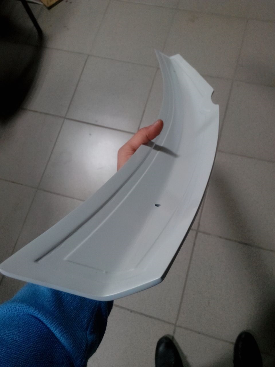 спойлер Лада Гранта TOPKONTUR GS1 в белом цвете — TOPKONTUR-Design на ...