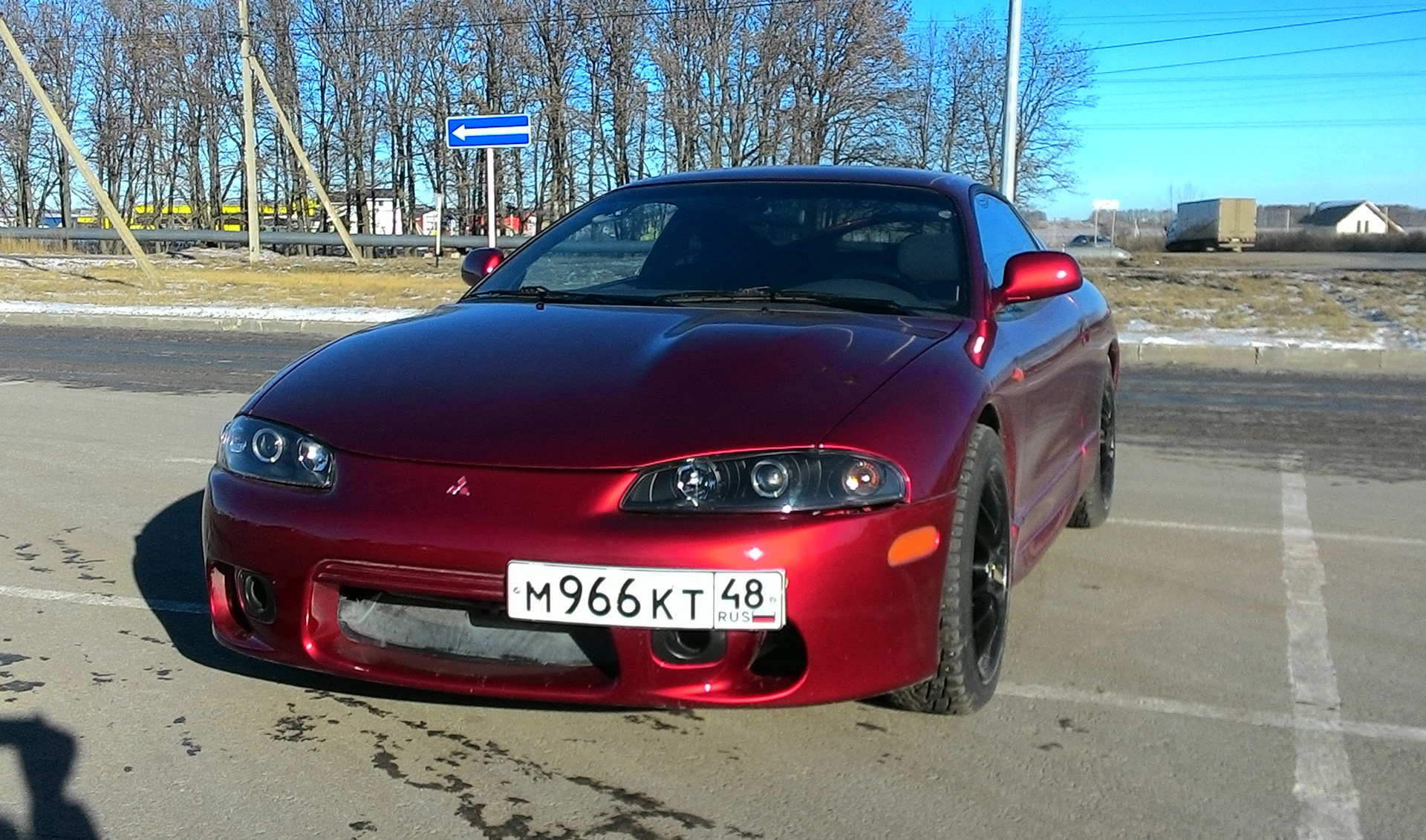 Парочка ноябрьских фото. — Mitsubishi Eclipse (2G), 2 л, 1995 года ...