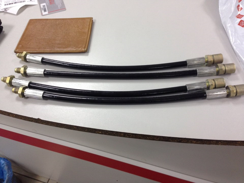 Токарка, оцинковка, армированные тормозные Шланги — Opel Calibra, 2 л ...