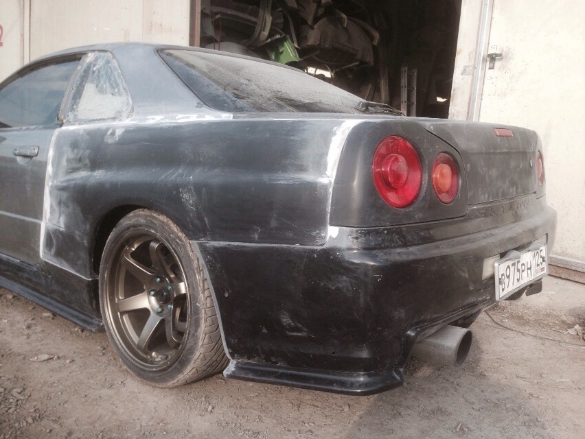 Для тех кто хочет расширение GT-R — Nissan Skyline (R34), 2,5 л, 1998 года | кузовной ремонт ...