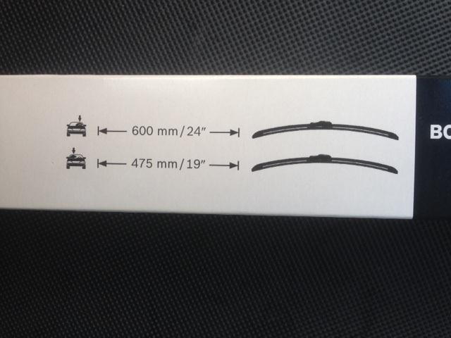 Замена дворников Bosch AeroTwin A936S 600/475mm BOSCH 3397118936 ...
