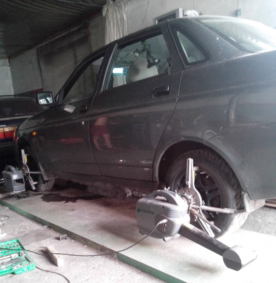 Пришло время заняться ходовкой :) — Lada Приора седан, 1,6 л, 2008 года ...