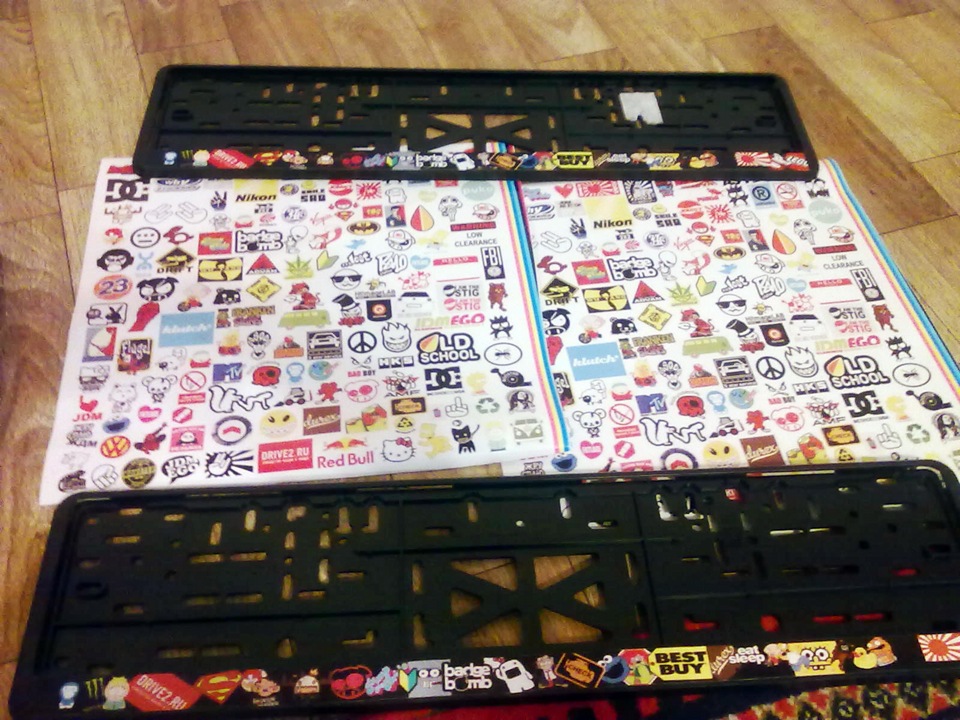 Sticker Bombing — Volkswagen Golf Mk2, 1,8 л, 1988 года | прикол | DRIVE2