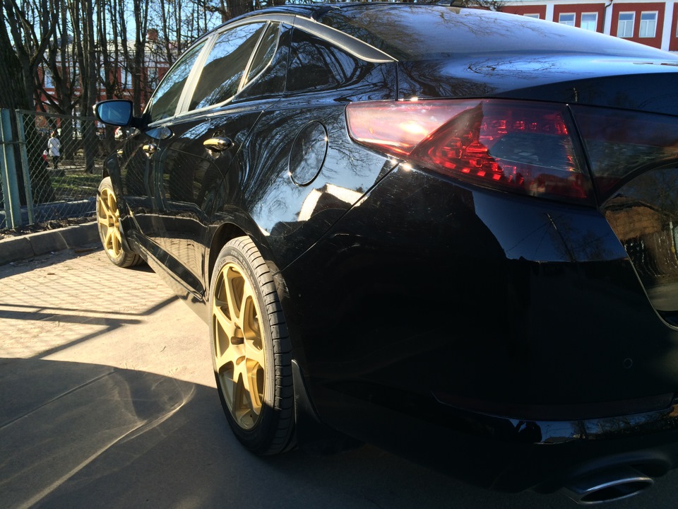 ADVAN Model 7 gold — KIA Optima (3G), 2,4 л, 2012 года | колёсные диски ...