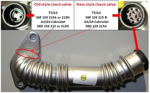 06F103215B Трубка для удаления воздуха VAG | Запчасти на DRIVE2