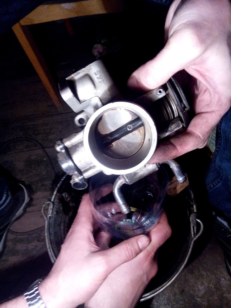 Чистка клапана ХХ и дроссельной заслонки — Chevrolet Aveo Sedan (1G), 1 ...