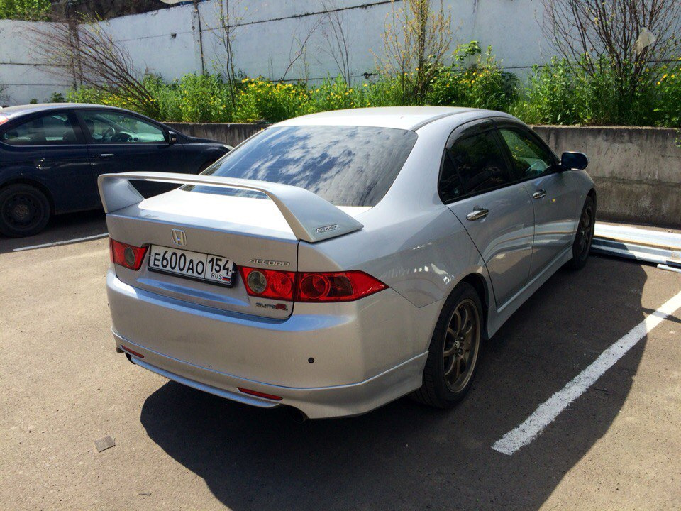 Спойлер Mugen — Honda Accord Euro R (CL7), 2 л, 2005 года | стайлинг | DRIVE2