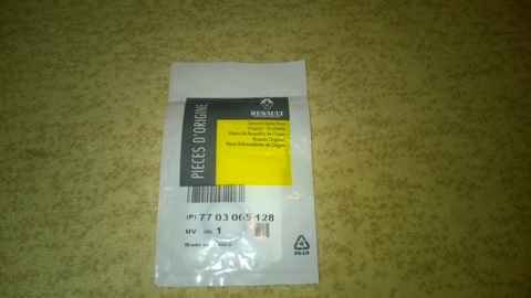 7703065128 Кольцо уплотнительное RENAULT | Запчасти на DRIVE2