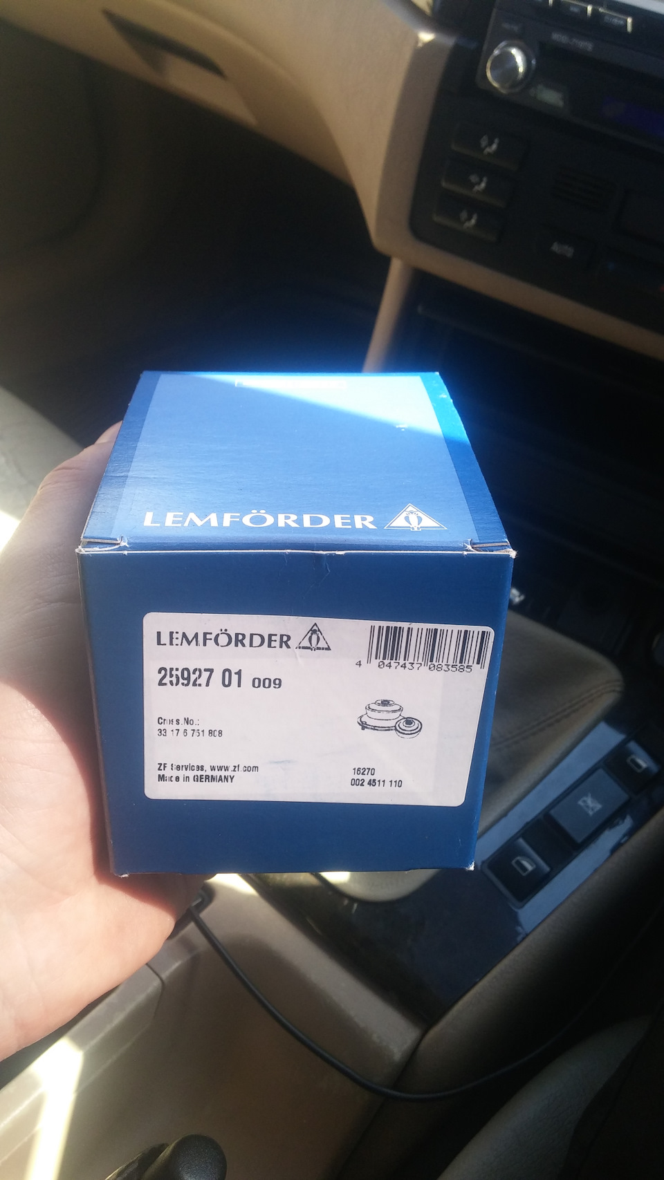 33176751808 Резиновая подушка Зд BMW | Запчасти на DRIVE2