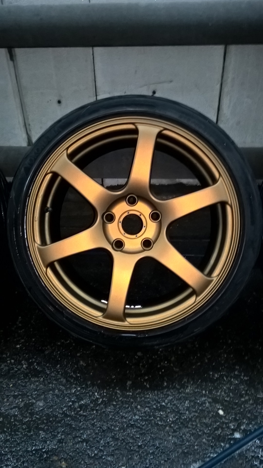 ADVAN AVS Model T6 8J ET48 R17 — Honda Civic Type R (2G), 2 л, 2003 ...