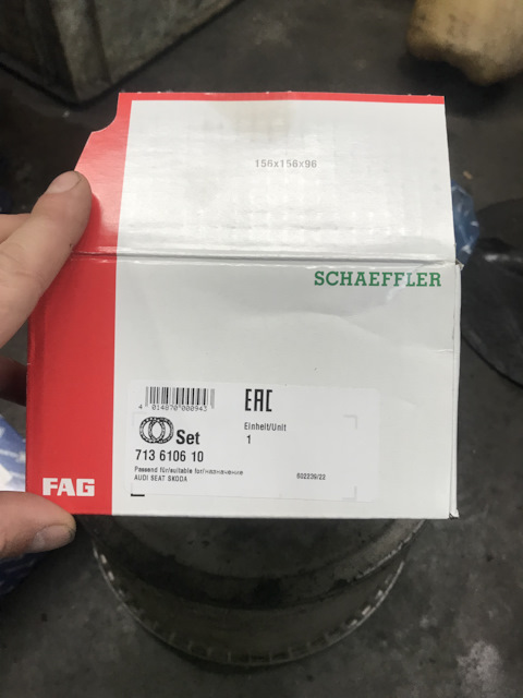 713610610 Комплект подшипника ступицы колеса FAG | Запчасти на DRIVE2