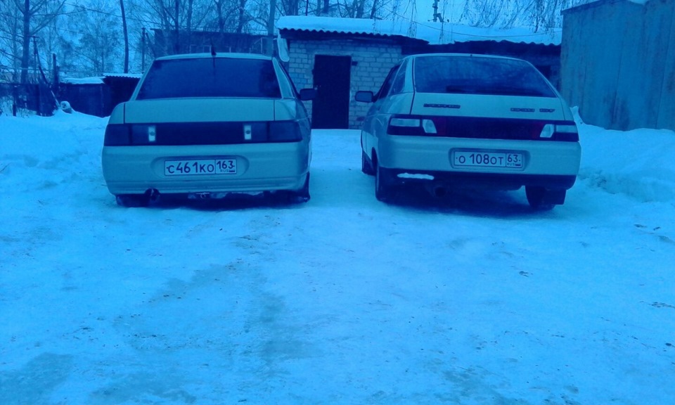 С другом — Lada 21120, 1,5 л, 2002 года | фотография | DRIVE2