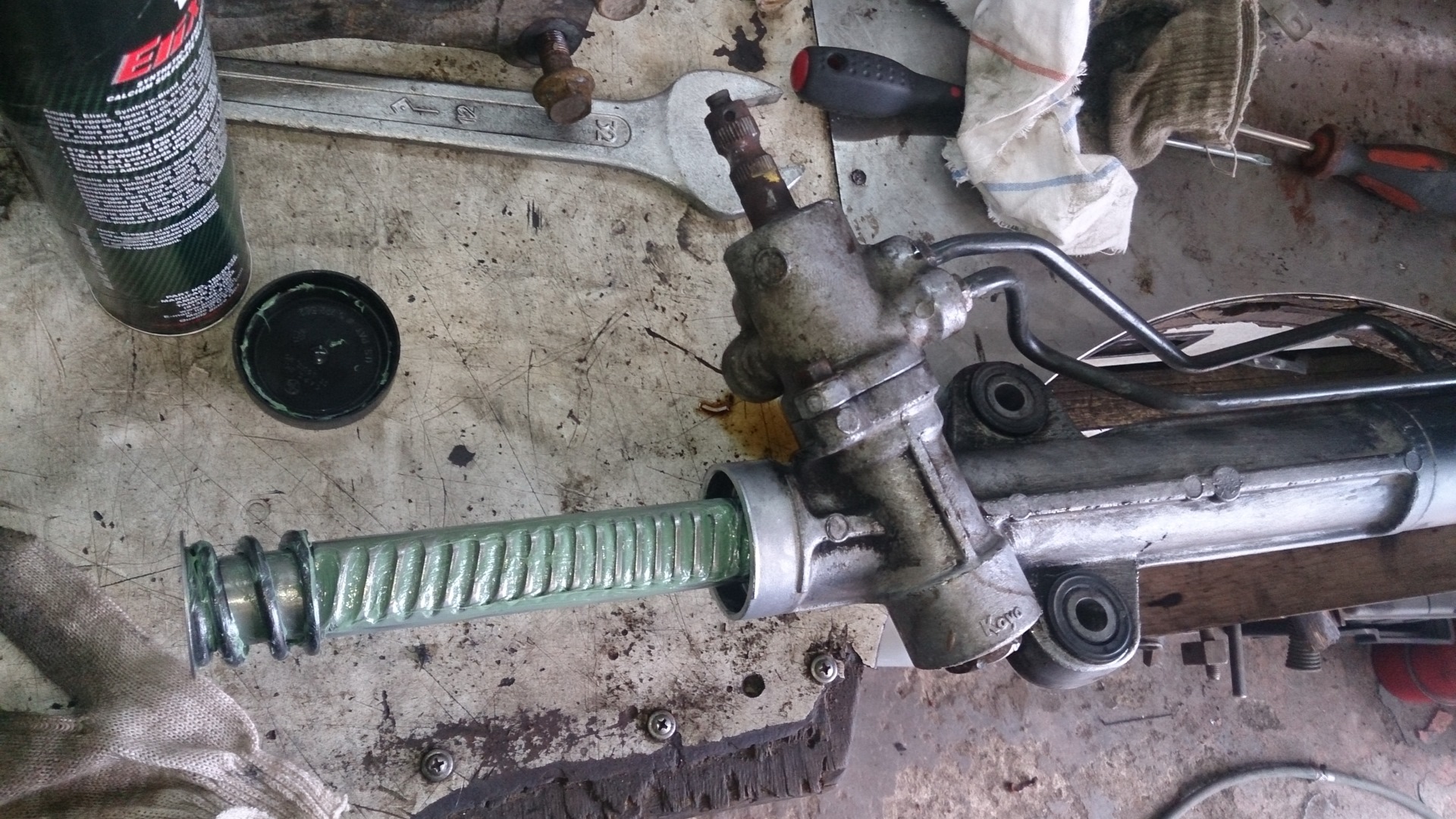 Ремонт рулевой рейки, замена тяг, наконечников — Mitsubishi Pajero (3G ...