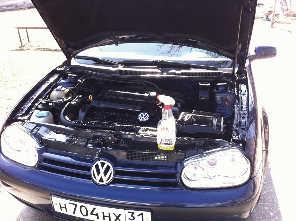 Мойка двигателя после ремонта. — Volkswagen Golf Mk4, 1,4 л, 2002 года ...