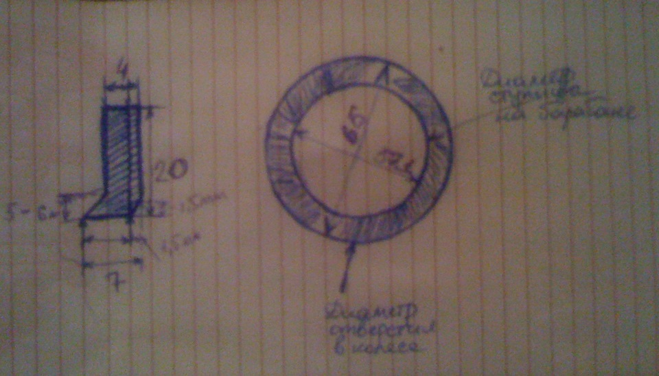 Проставочные кольца в диски. — Audi 100 (C3), 2 л, 1990 года | колёсные ...