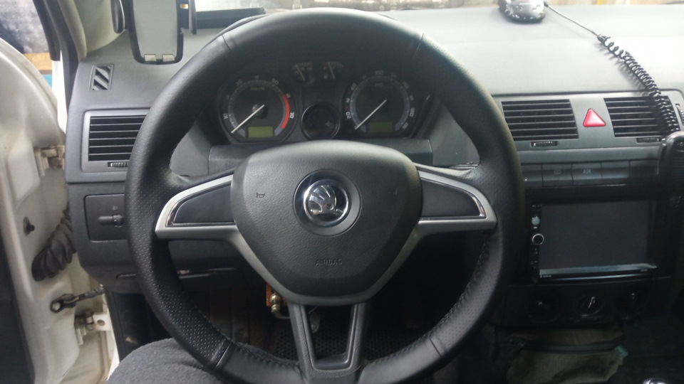 Замена руля фабия mk1 — Skoda Fabia Combi Mk1, 1,2 л, 2007 года ...