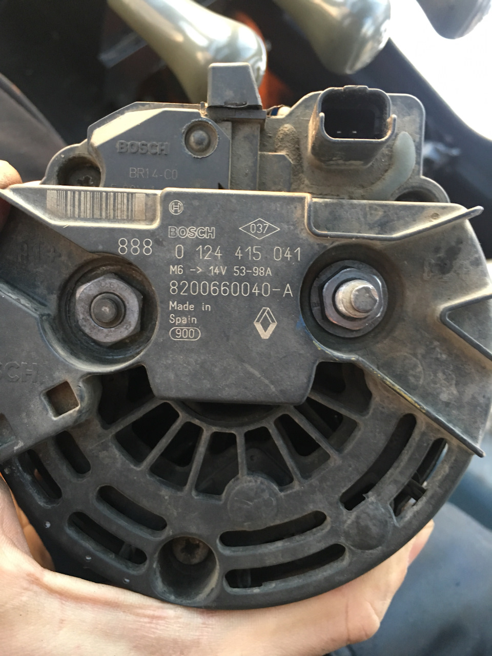 0124415041 Генератор BOSCH | Запчасти на DRIVE2