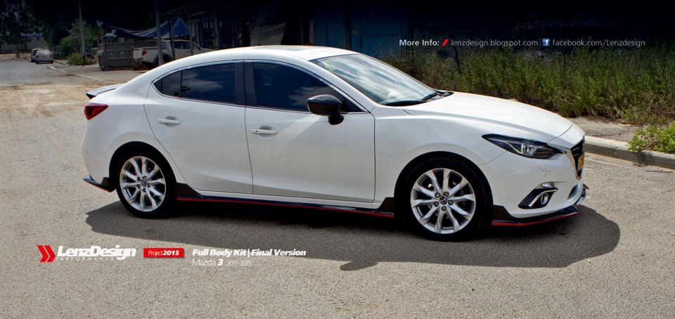 Mazda 3 — 2014 Tuning. Lenzdesign Body Kit — Lenzdesign Performance на ...