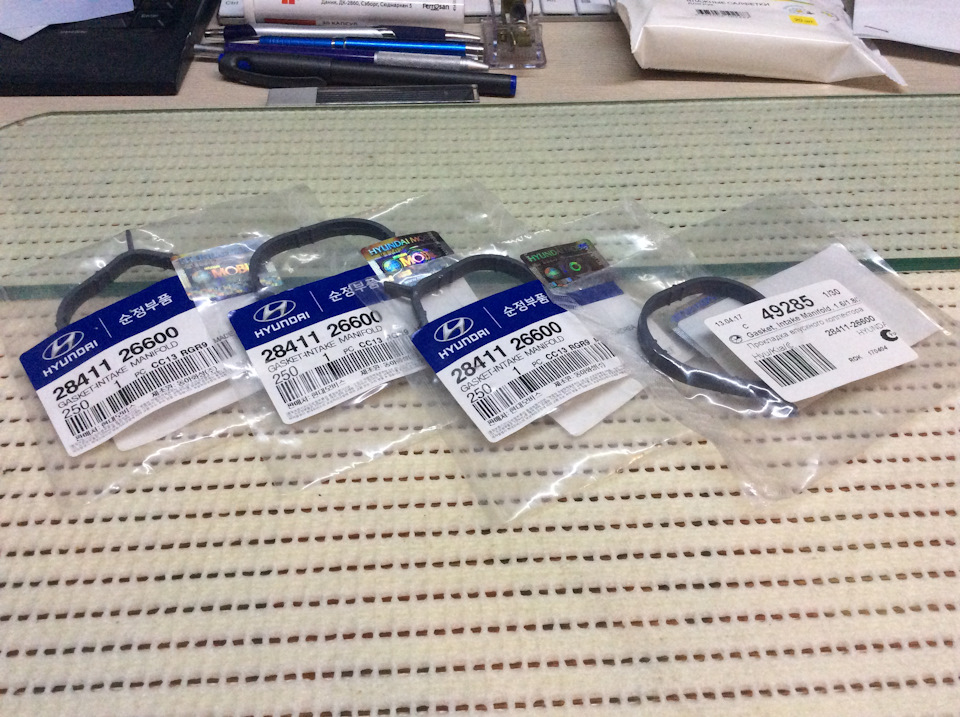 2841126600 Прокладка коллектора впускного KIA HYUNDAI | Запчасти на DRIVE2