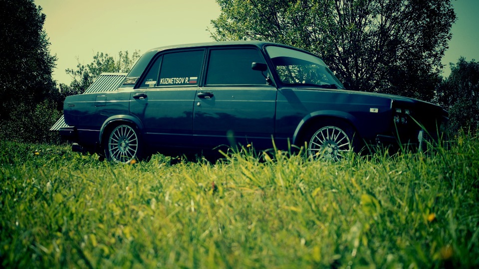 покрасились — Lada 2107, 1,5 л, 2003 года | тюнинг | DRIVE2